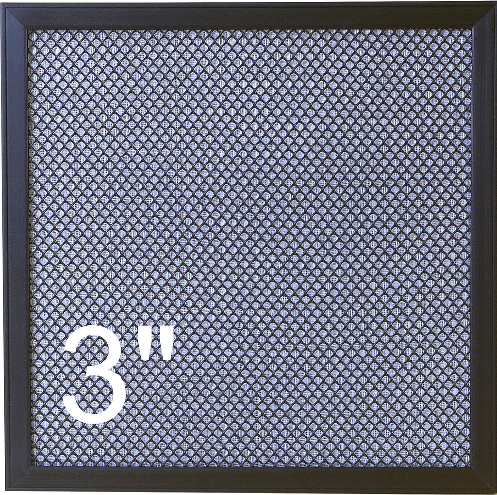 3 inch Thick Permanent Filters - Electrostatic Washable A+2000 MERV 8 ...