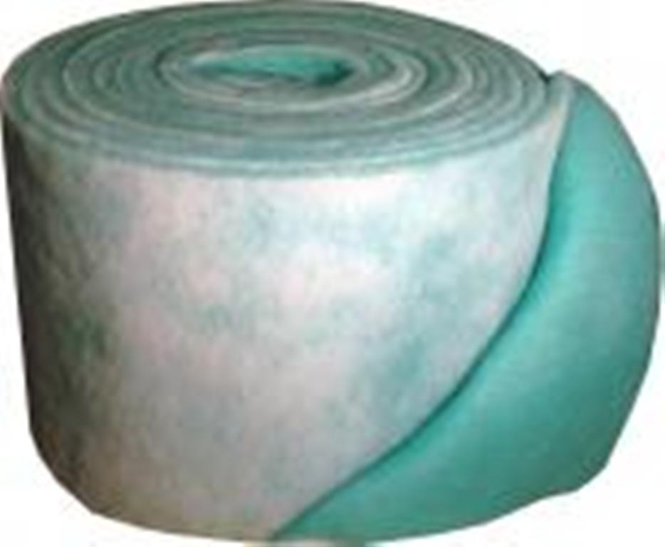 90' Roll 1" Thick Antimicrobial Polyester Filter Media Green/White - E ...