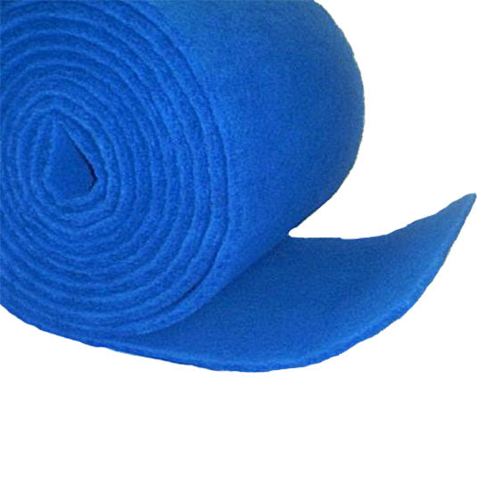 PermaFlo Blue Rigid Polyester Filter Roll - 1" or 1/2" Thick - Choose ...